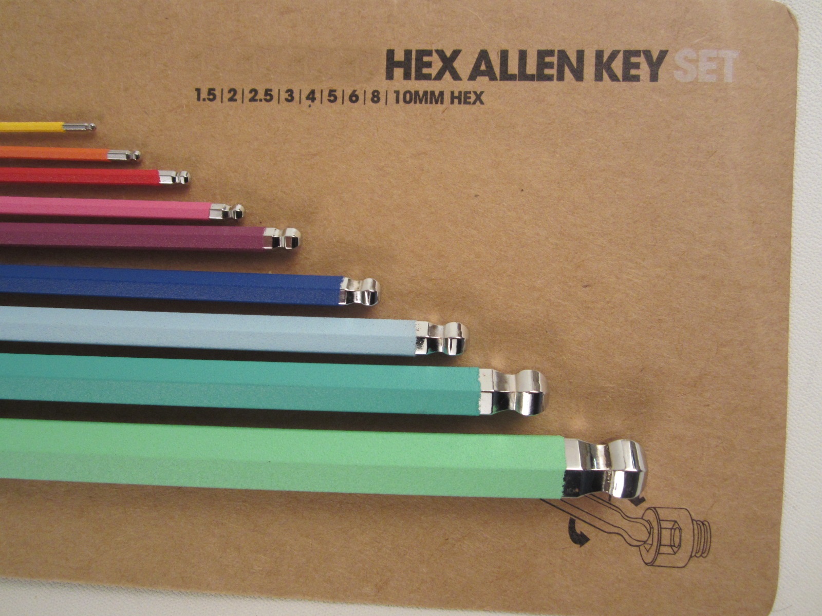 PerPEDALi BLB Rainbow Allen Key Set